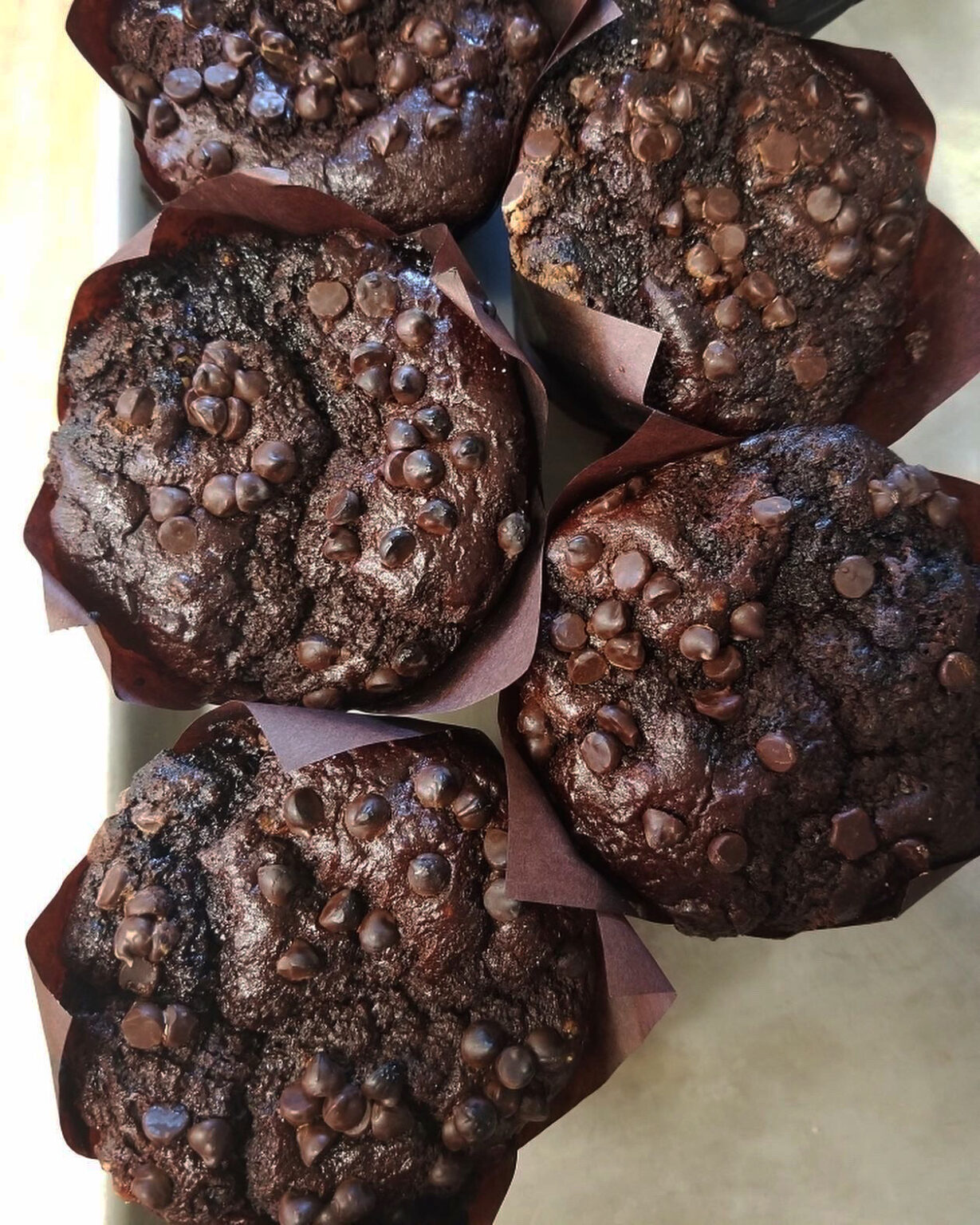 Double Chocolate Chunk Muffin - Third Coast Bakery